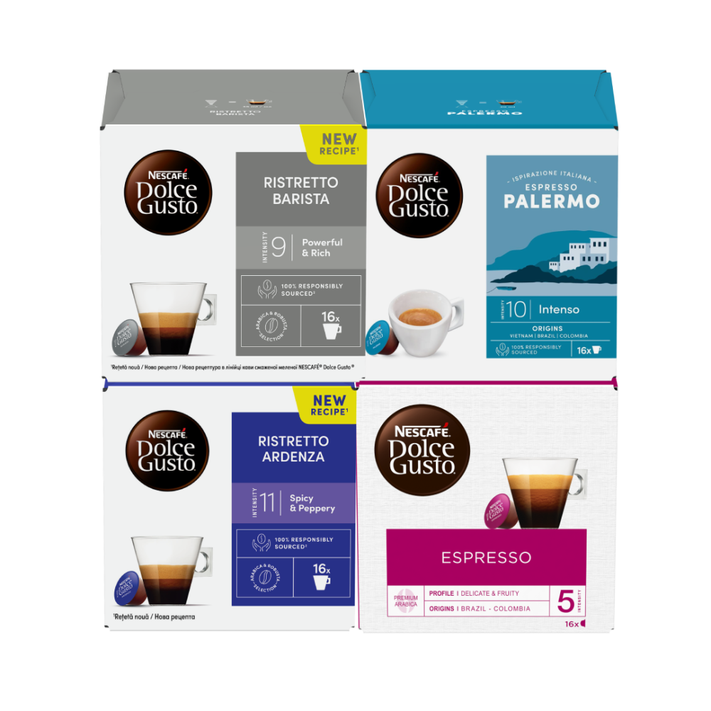 Espresso & Ristretto - 64 kapslí v akci | NESCAFÉ® Dolce Gusto®