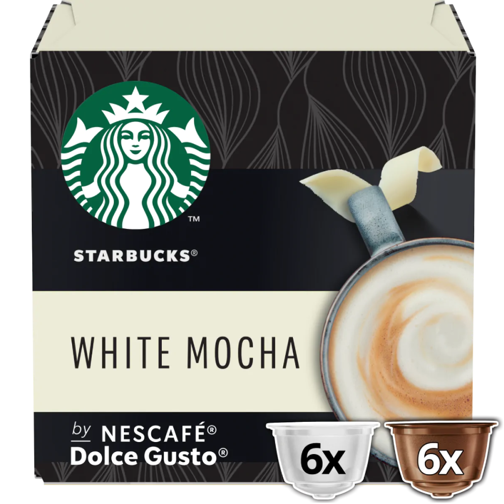 Starbucks® White Mocha - 12 kapslí - NESCAFÉ® Dolce Gusto®