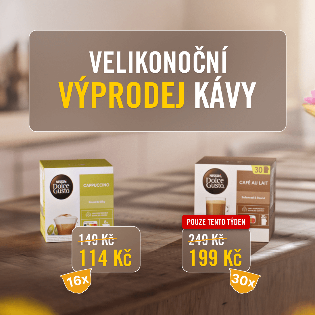 Akce a nabídky | Kávové kapsle NESCAFÉ® Dolce Gusto®